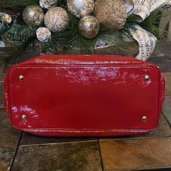 Coach | Bags | Nwot Coach Gorgeous Red Patent Leather Bag | Poshmark